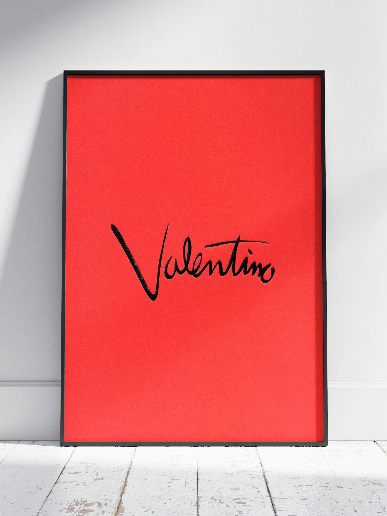 Плакат на стену для интерьера Валентино (Valentino 18) - Постер по модели, бренду и моде формата A4 (21x30 см)