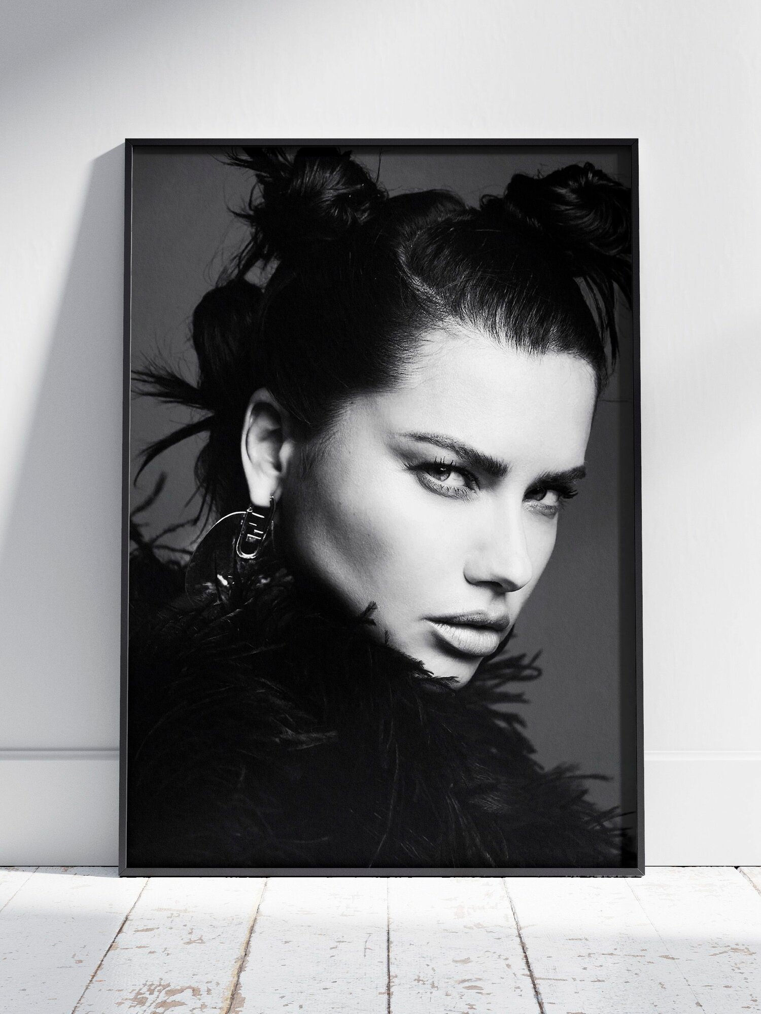 Плакат на стену для интерьера Адриана Лима (Adriana Lima 1) - Постер по модели, бренду и моде формата A4 (21x30 см)