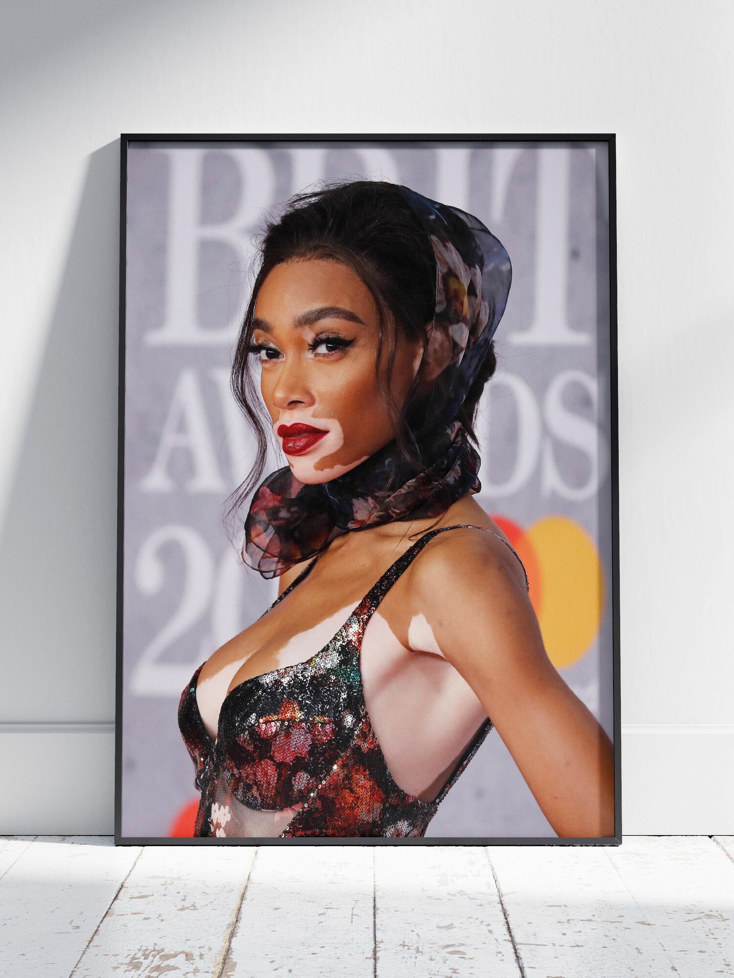 Плакат на стену для интерьера Винни Харлоу (Winnie Harlow 11) - Постер по модели, бренду и моде формата A4 (21x30 см)