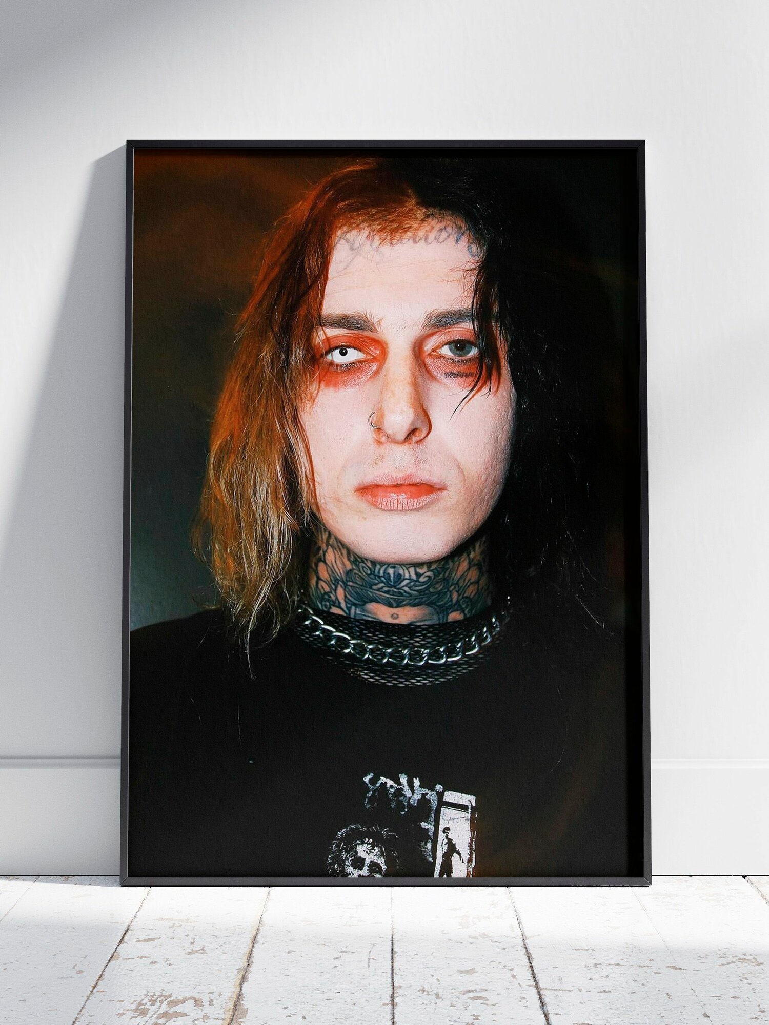 Плакат на стену для интерьера Ghostemane (Гоустмейн 24) - Постер по музыке и артисту формата A4 (21x30 см)