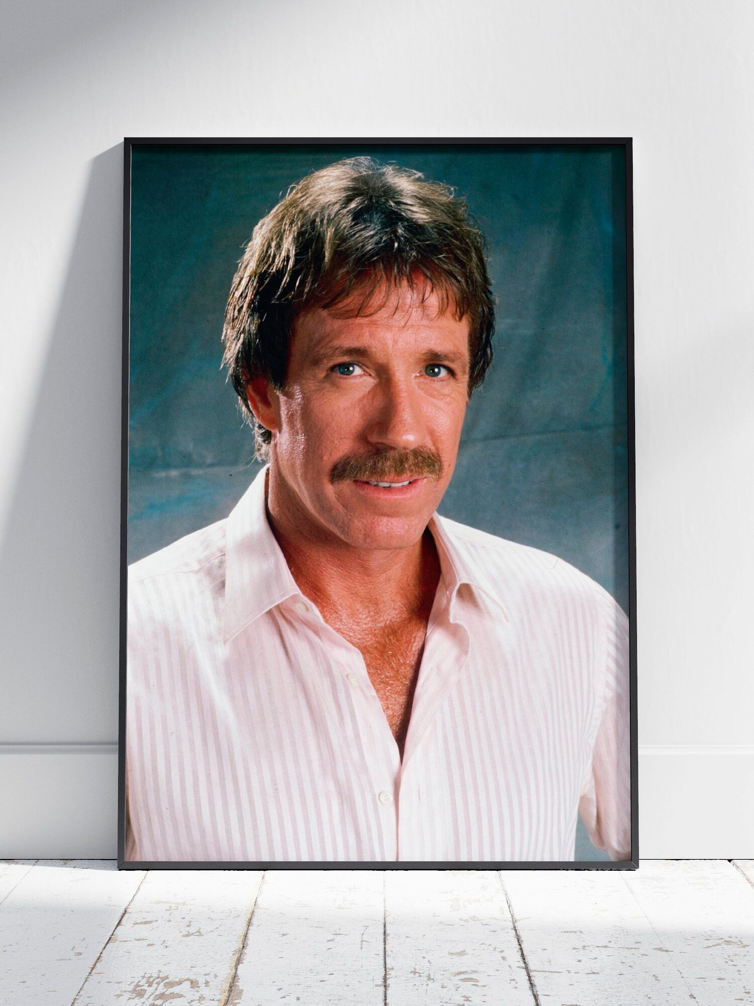 Плакат на стену для интерьера Чак Норрис (Chuck Norris 40) - Постер по актеру фильма, кино, сериала формата A4 (21x30 см)