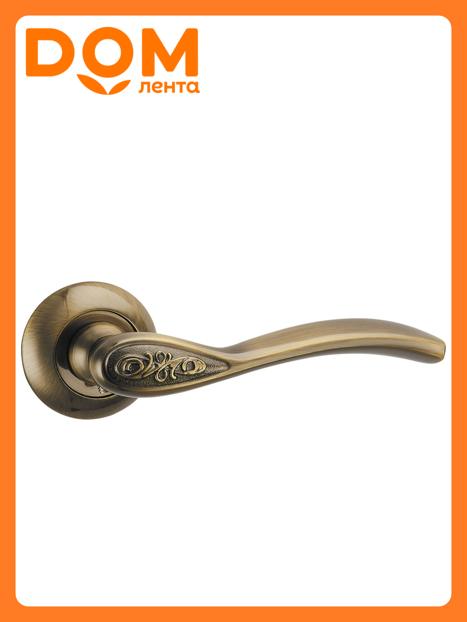 Дверная ручка Punto RUMBA ABG-6, алюминий, гальваническое покрытие, зеленая бронза