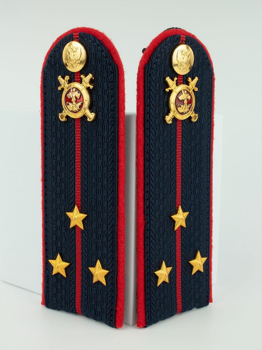 Погоны синие картонные, Старший лейтенант МДВ