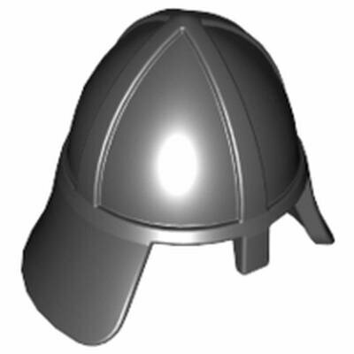 Деталь Lego 3844 Minifigure, Headgear Helmet Castle with Neck Protector