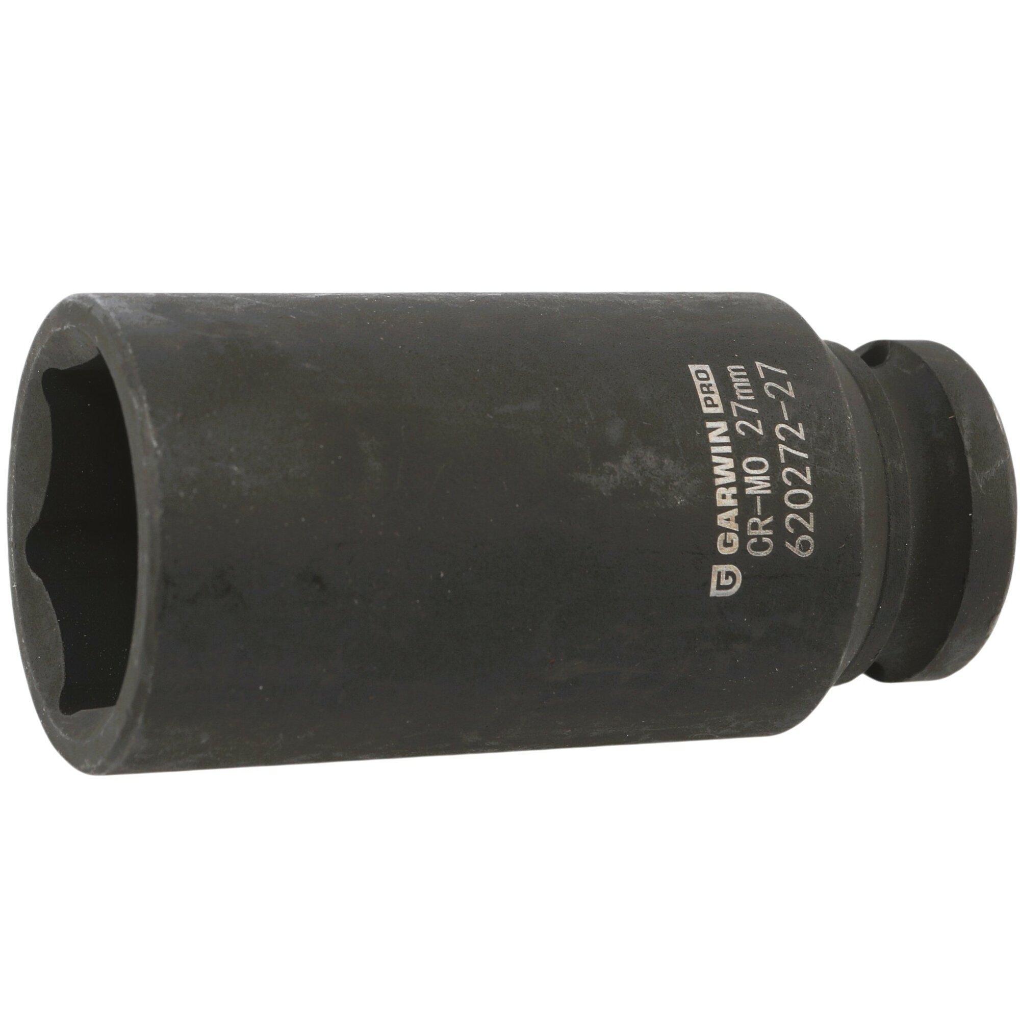 GARWIN PRO 620272-27 Головка, 1/2", 27 мм, торцевая, 6-гранная, ударная, глубокая