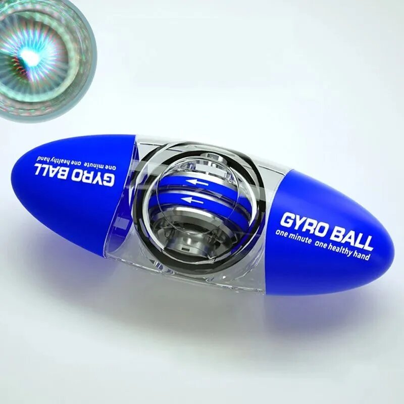Гироскопический кистевой тренажер GYRO BALL one minute one healthy hand, 60 кг
