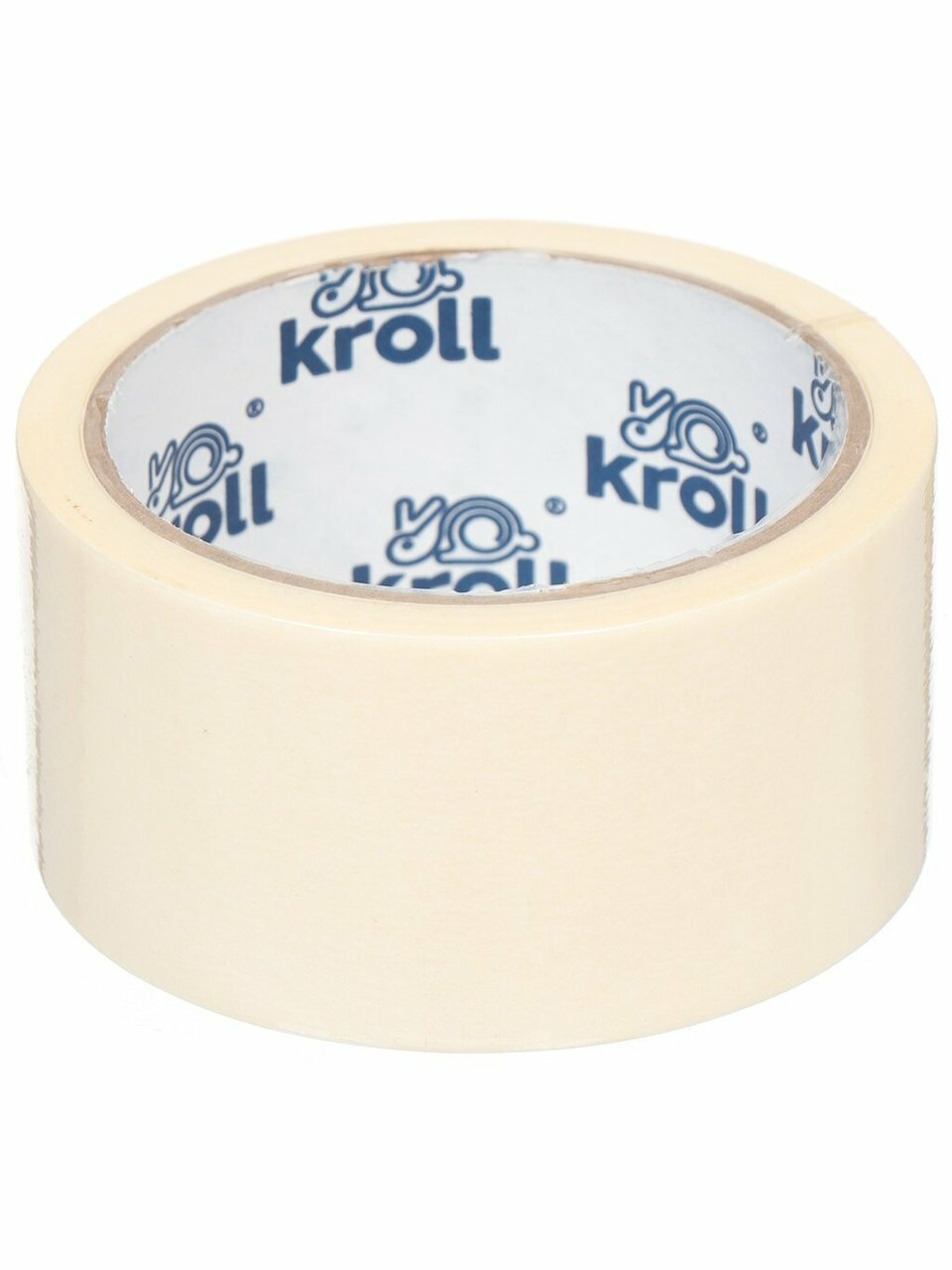 Лента малярная Kroll 48 мм х 22 м, бумажная крепированная, белая, для малярных работ, артикул 011