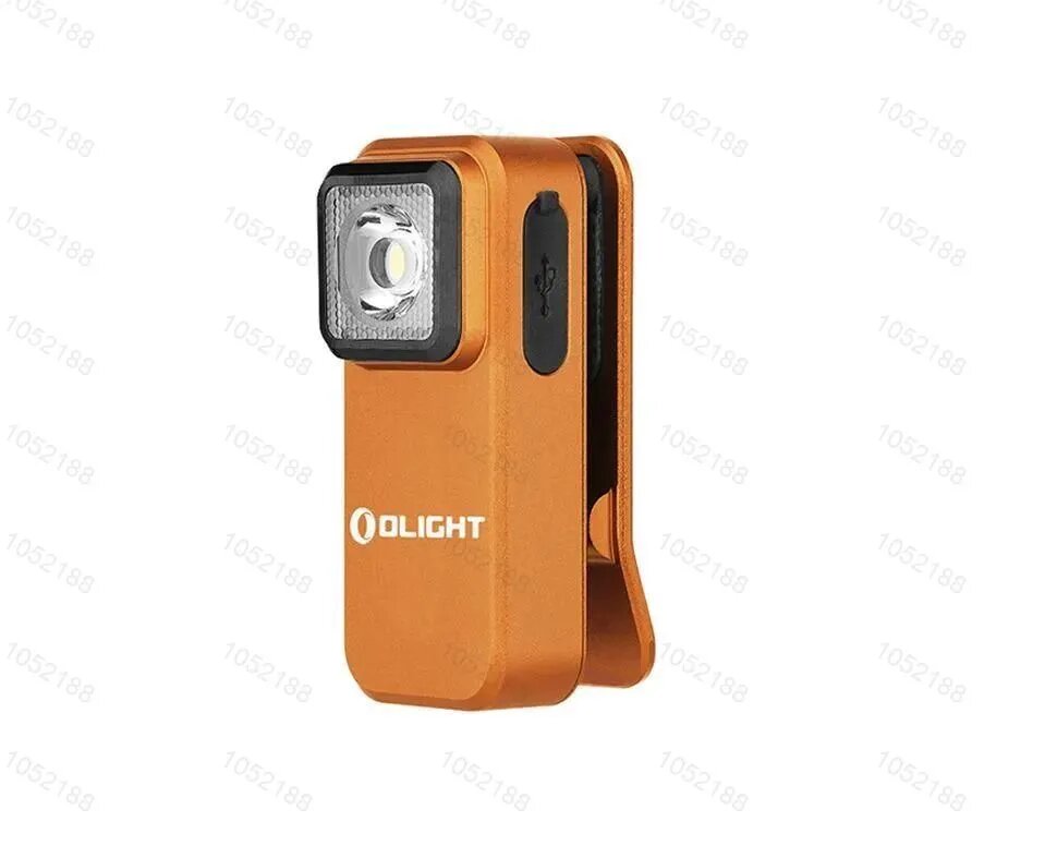 Olight Oclip Orange Ручной фонарь 300 люмен 70 м дальность 30г IPX5 — фото 1