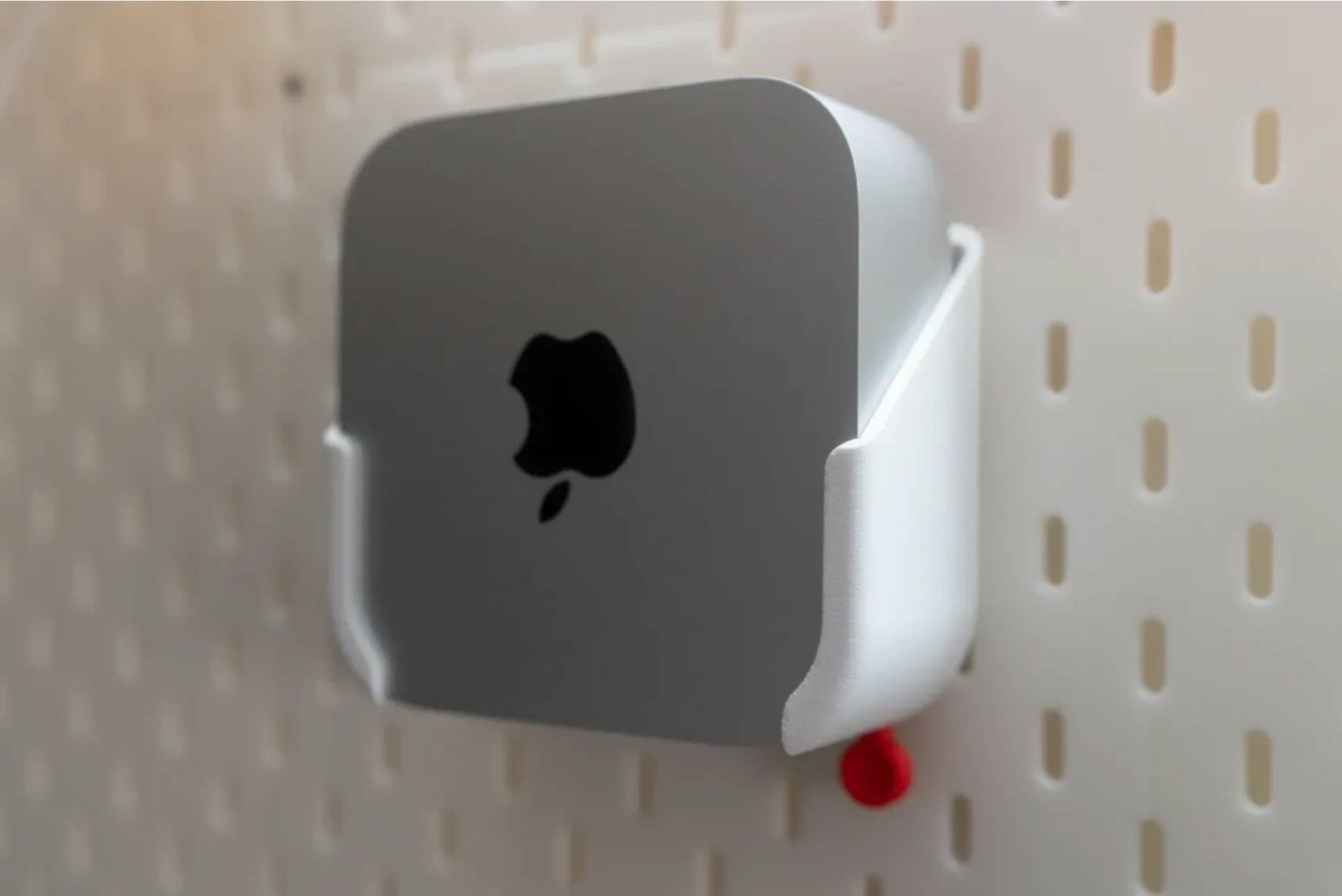 Премиум 3D-печатная мини-подставка для ноутбуков Apple, модель M4, крепление на стену, белый цвет, прочный пластик