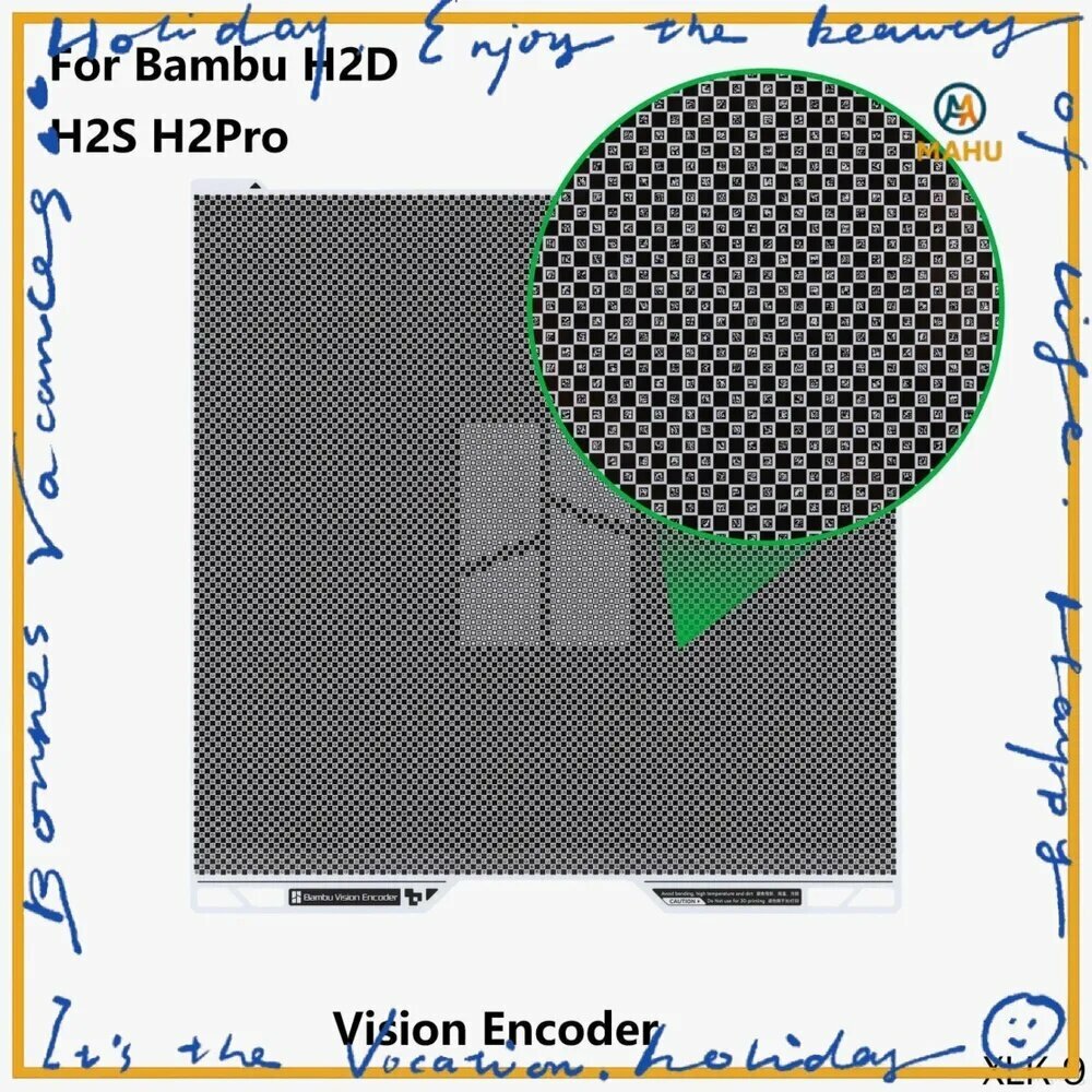 Vision Encoder для лаборатории Bambu H2S H2D H2pro-Y, Тип пластика для 3D-печати ABS, PLA, PETG, TPU, ABS+, PLA+