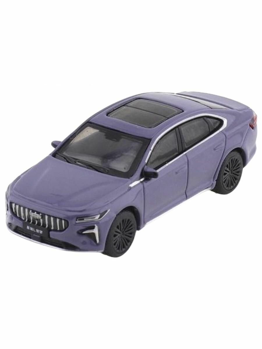 Машинка металлическая модель Bburago 1:64 Geely Xingyue L Gray