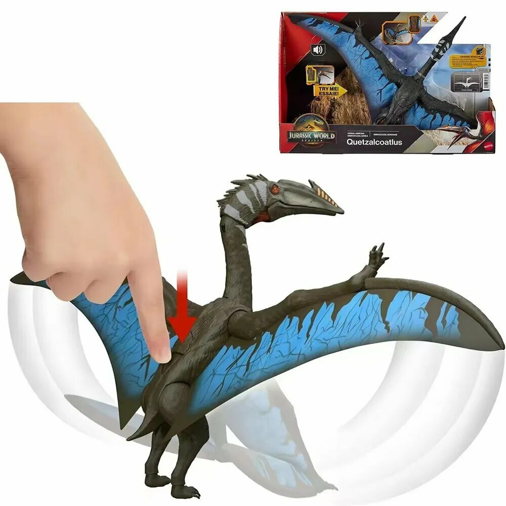 Фигурки Mattel Jurassic World, Серия Rebirth: Птеродактиль Феншен