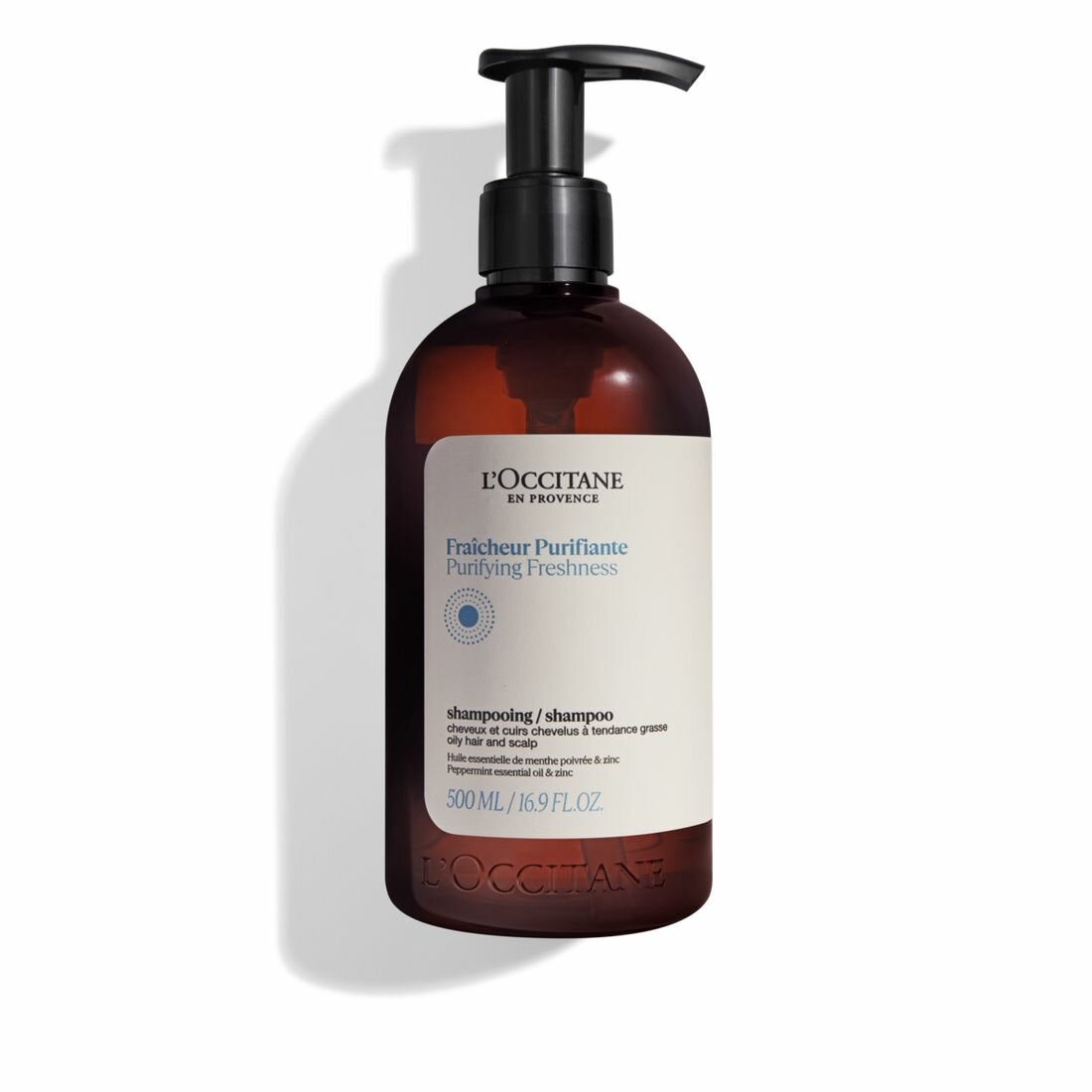 Очищающий шампунь для волос L'Occitane Aromakologia Fraicheur Purifiante, 500 мл