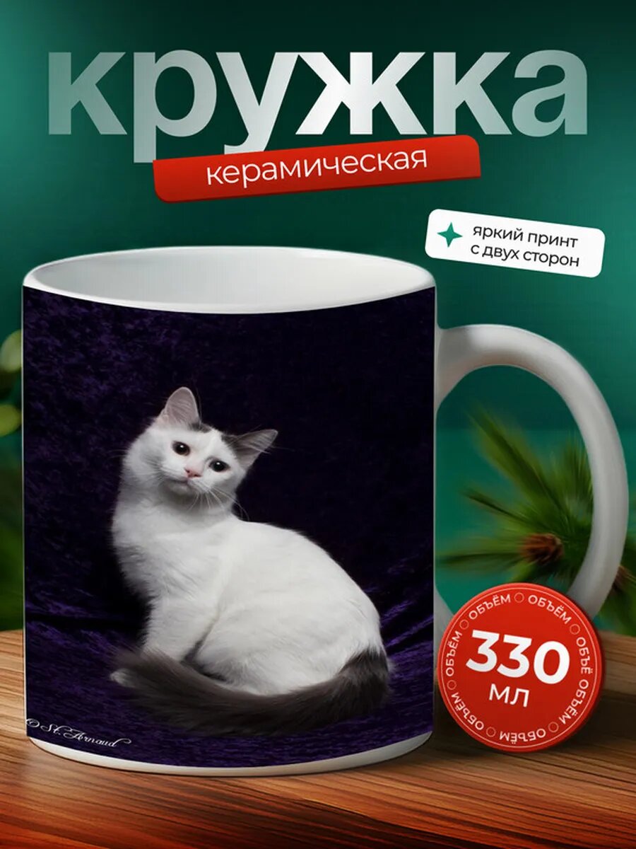 Кружка Турецкий ван-кеди кот 25,