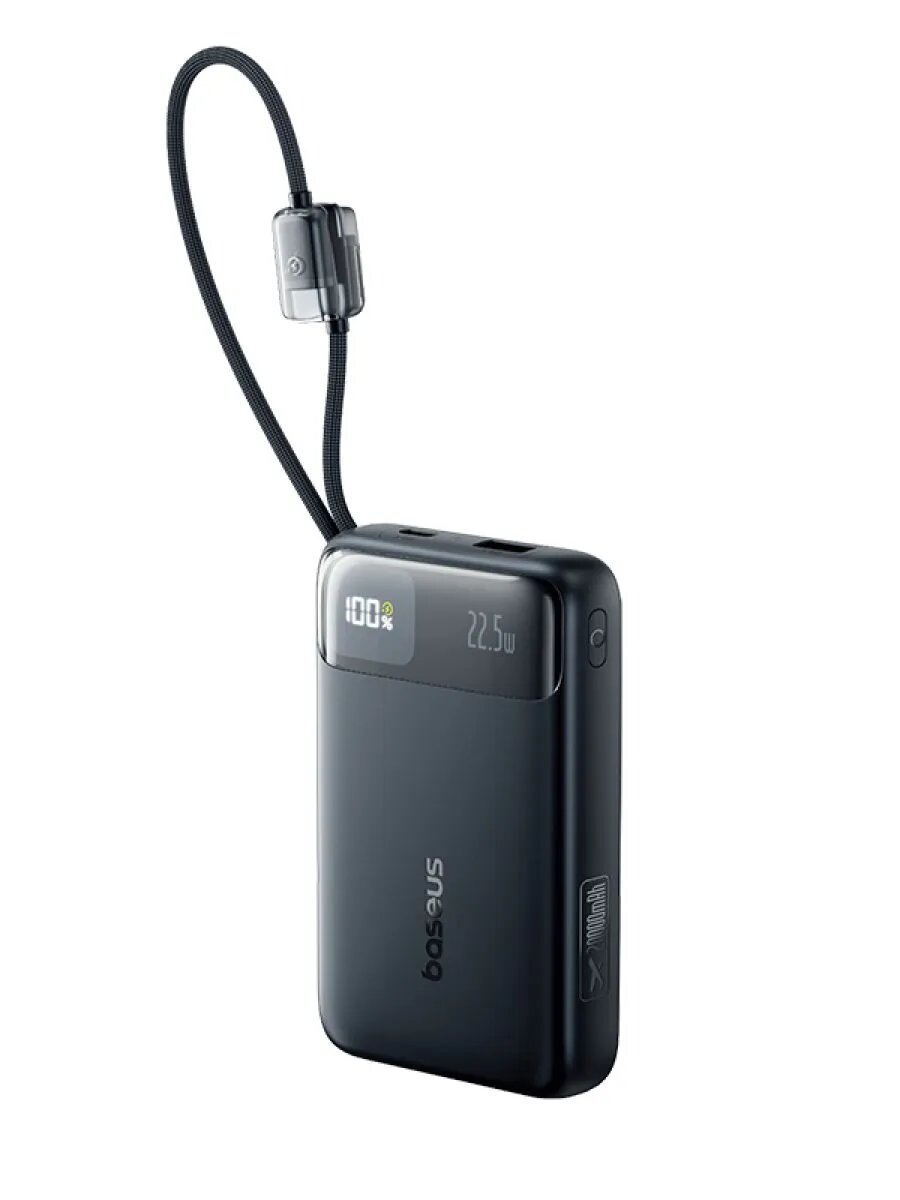 Внешний аккумулятор Baseus EnerFill FC11 Digital Display 20000mAh 22.5W (E0027S04)Черный