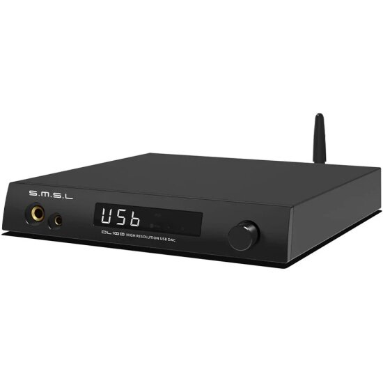 Усилитель/ЦАП для наушников стационарный S.m.s.l DL100, черный