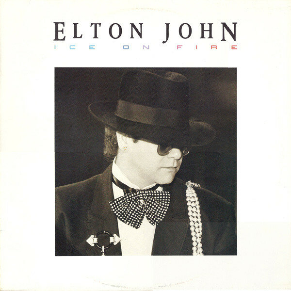 ELTON JOHN - Ice On Fire (EX/M), (LP, Scandinavia, 1985г.) Винтажная Виниловая Пластинка