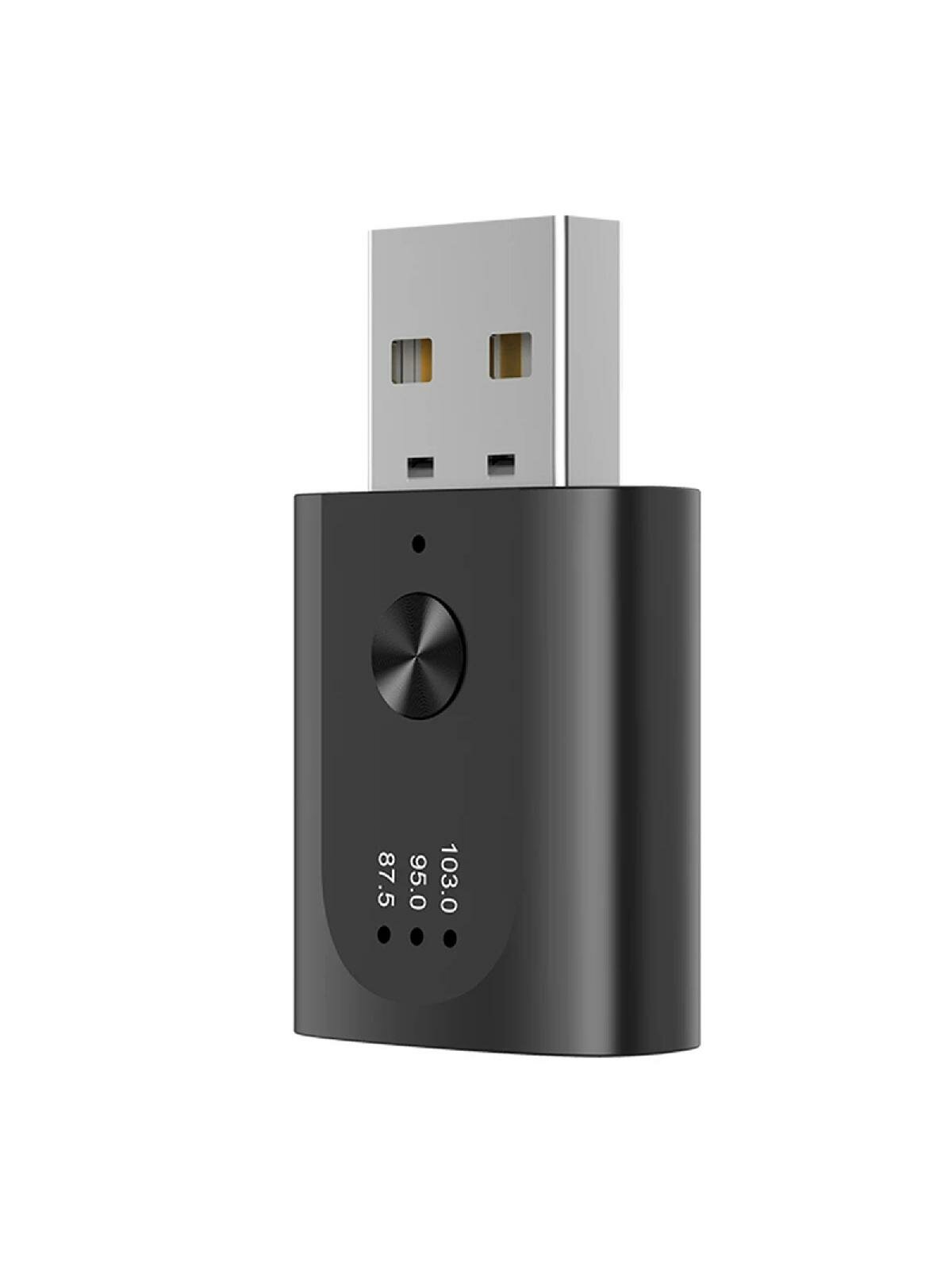 Мини-USB-адаптер для громкой связи, совместимый с Bluetooth FM-приемник