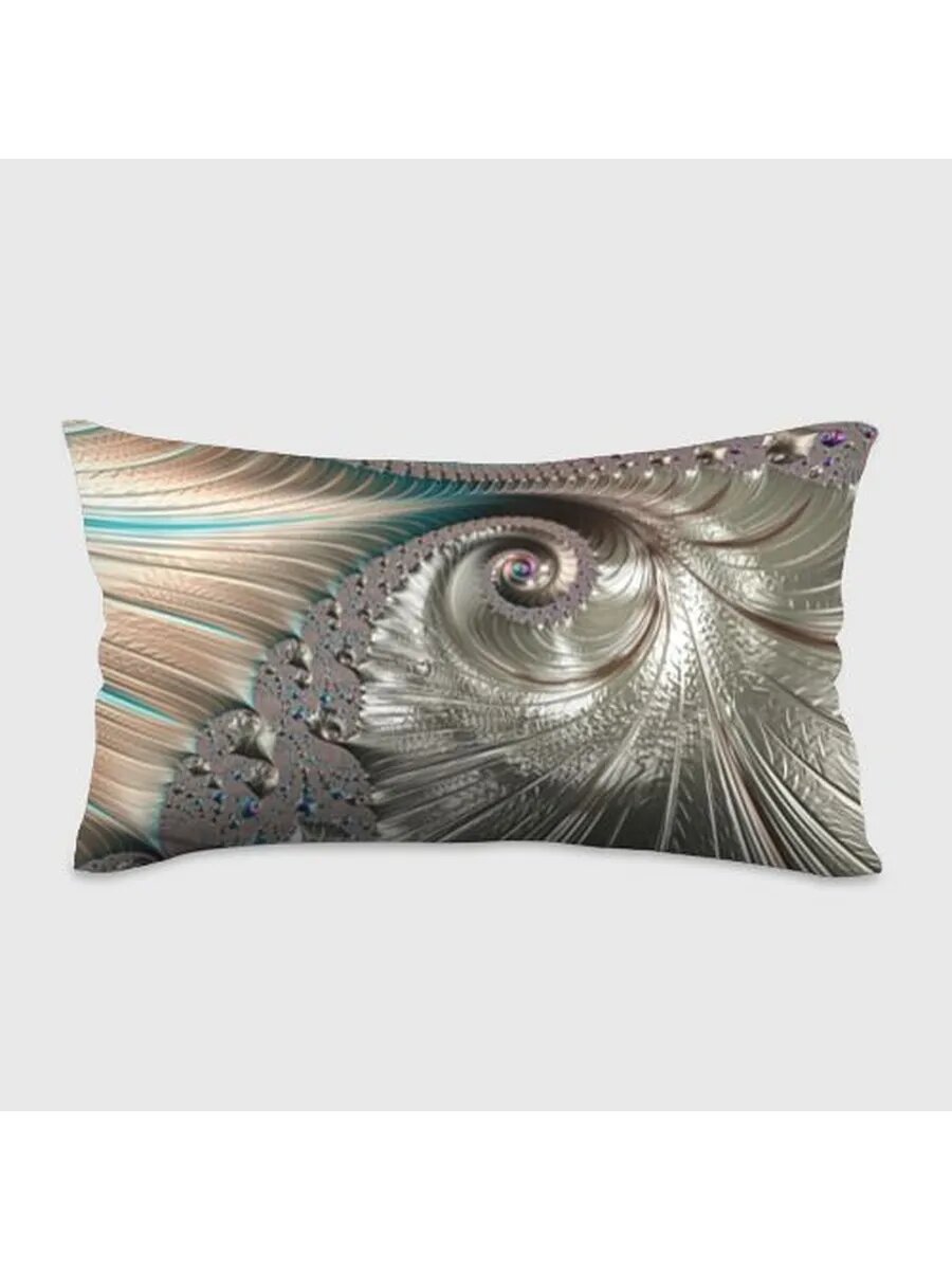Fractal spiral pattern Подушка