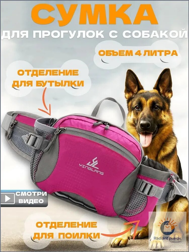 Сумка для лакомств и прогулок с собакой