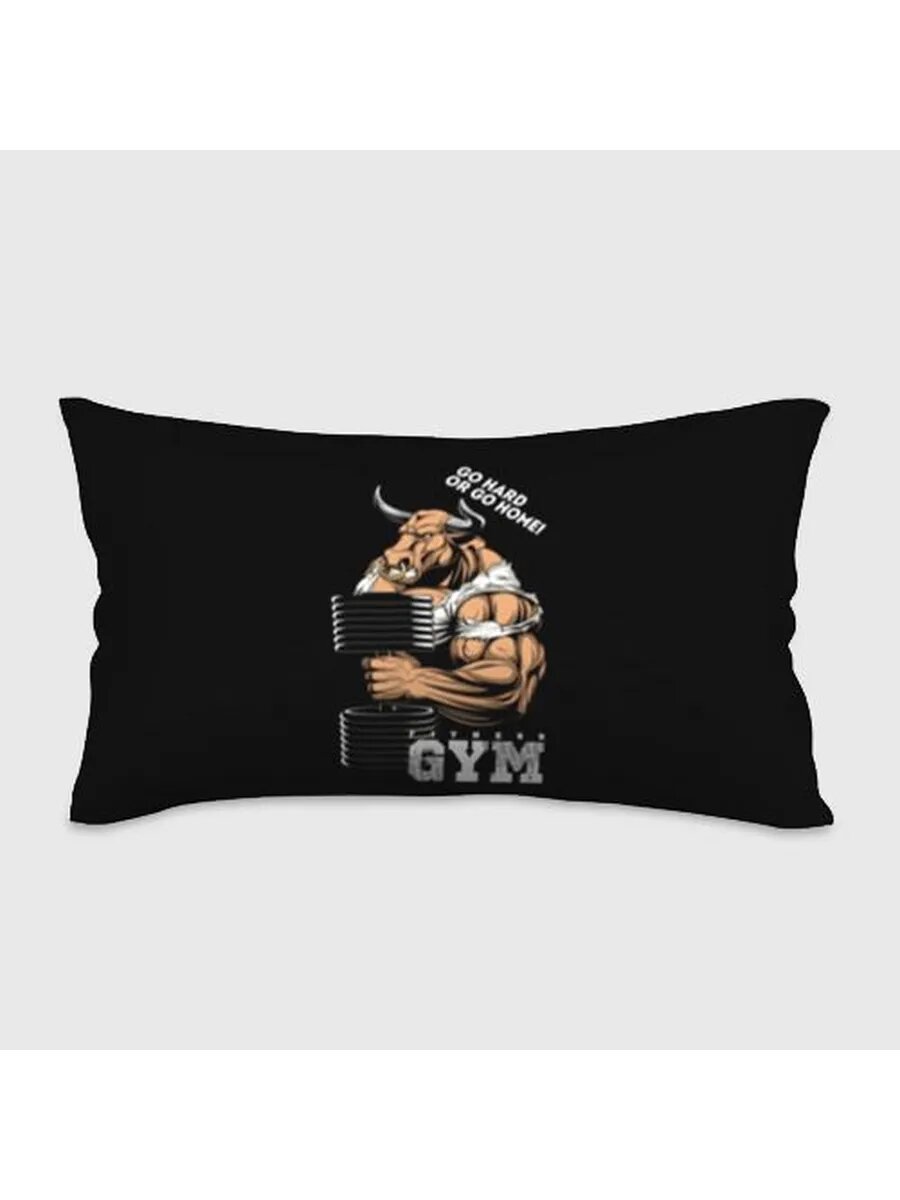 Go heavy or go home - bull Подушка