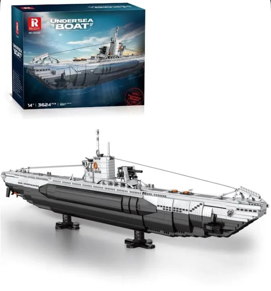 Сборочный конструктор Подводная лодка Undersea Boat, 3624 элементов