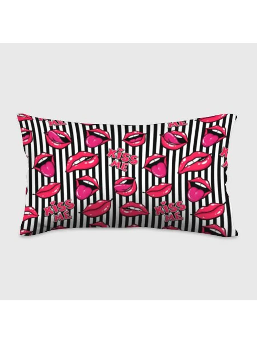 Kiss Me - pattern Подушка