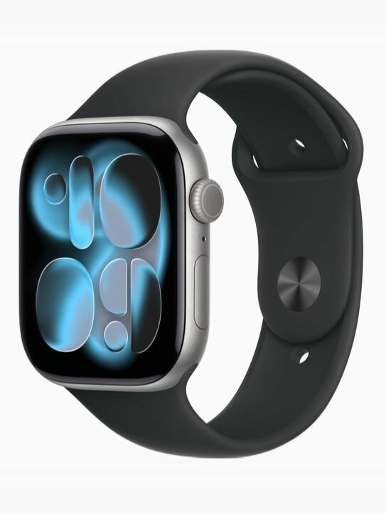 Умные часы Apple Watch Series 11 GPS 42 мм Space Grey Aluminium Case with Black Sport Band, размер ремешка M/L