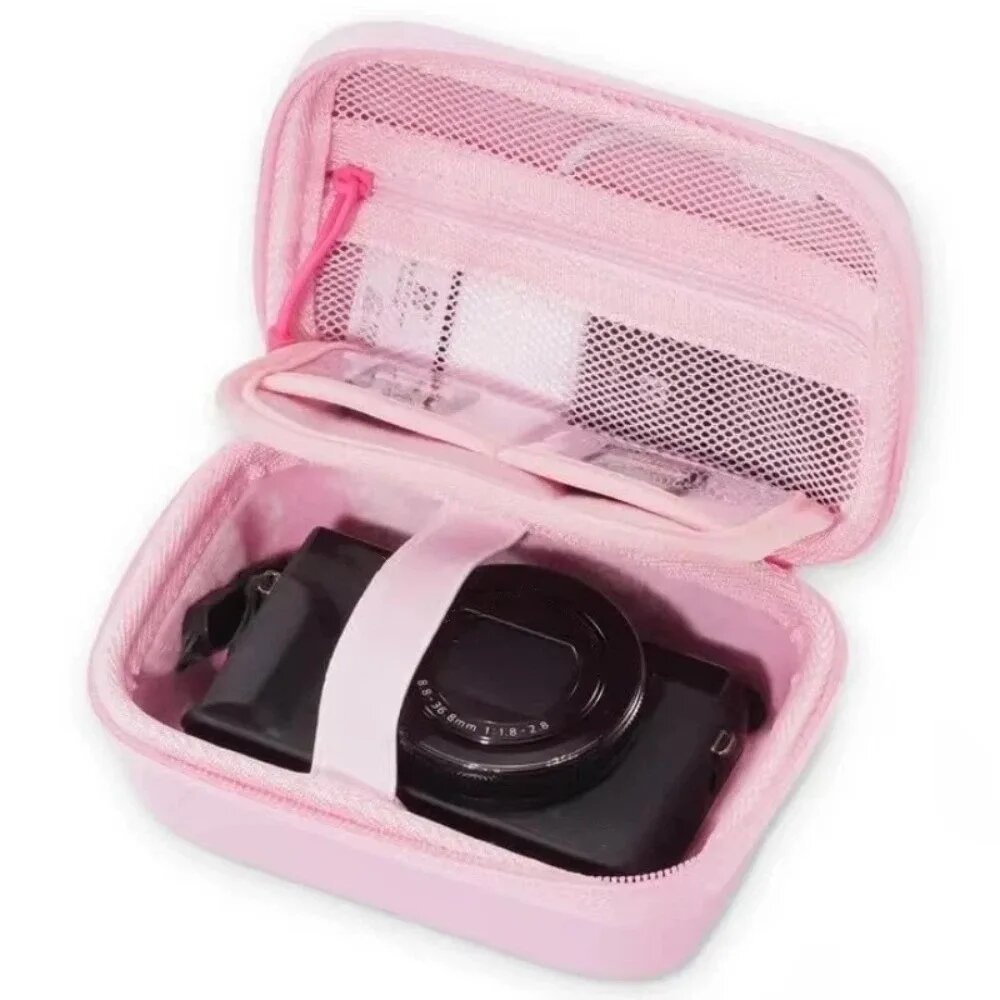 Жесткий чехол для камеры Canon G7X из ЭВА Розовый, Pink
