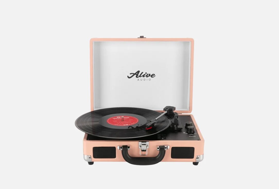 Alive Audio GLAM Blush c Bluetooth Виниловый проигрыватель 1 шт