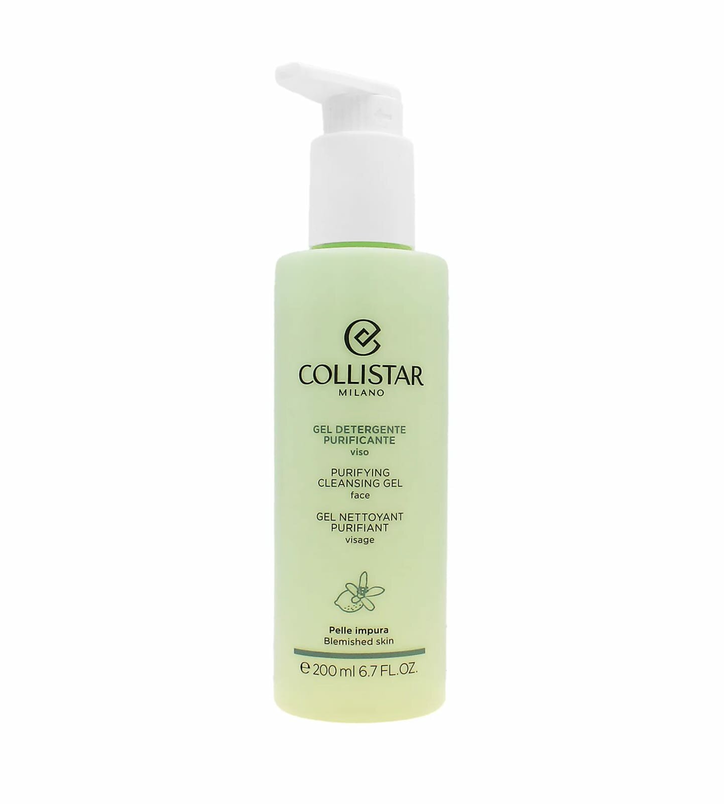 Гель для ухода за кожей Collistar Purifying Cleansing Gel 200 мл