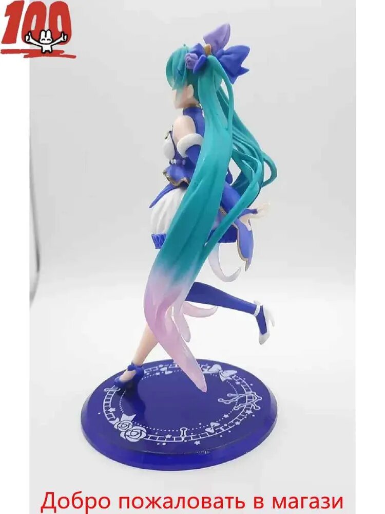 Фигурка Hatsune Miku FuRyu, винил, 20 см, для девочек, фиолетовый, коллекционная — фото 1