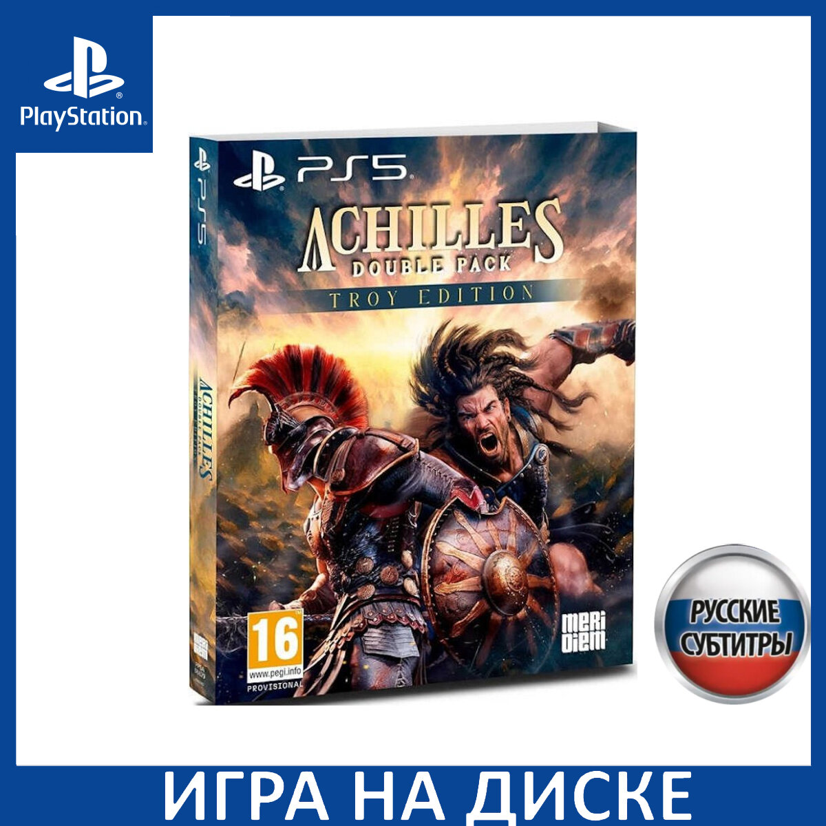 Игра Achilles Double Pack Troy Edition PS5 Русская Версия Диск на PlayStation 5
