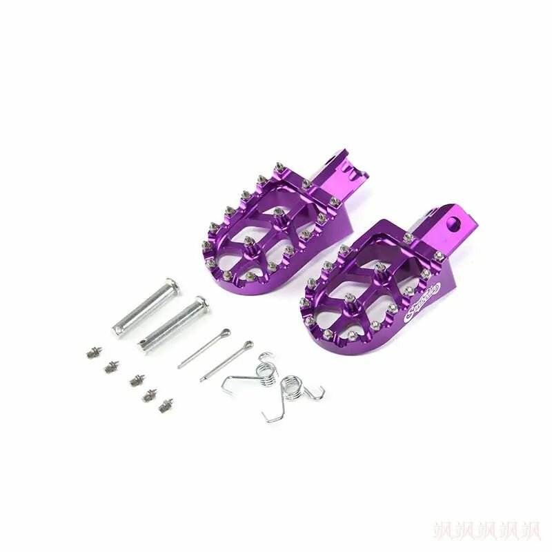 Подножки водителя (пеги) алюминиевые на питбайк кросс эндуро KAYO CRF TTR125 BSE APOLLO MX Ataki BSE