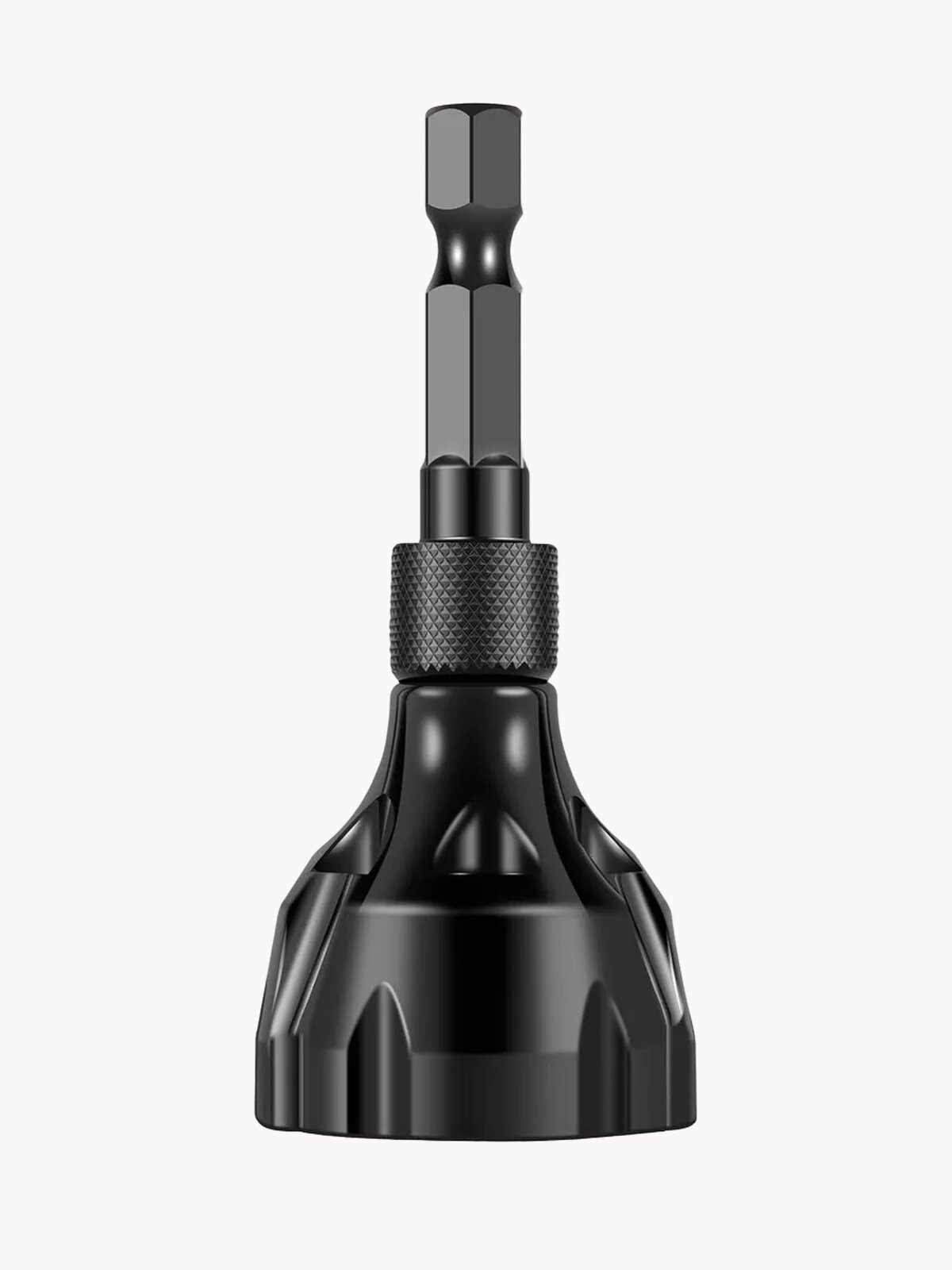 Универсальная насадка для снятия фаски на шуруповерт и дрель, металлическая, черная