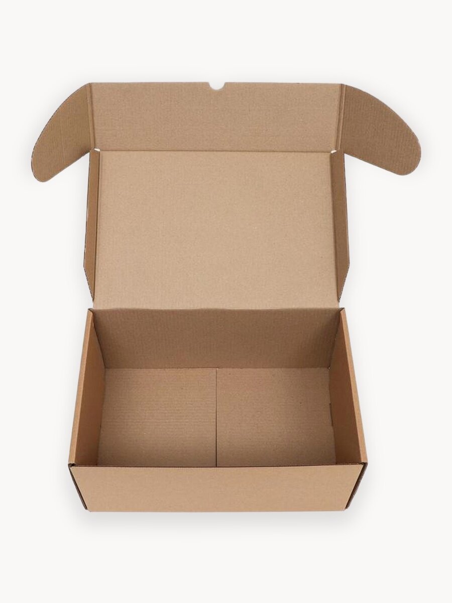 Подарочная коробка Сима-ленд "Почтовая", 40 x 27 x 18 см, бурая