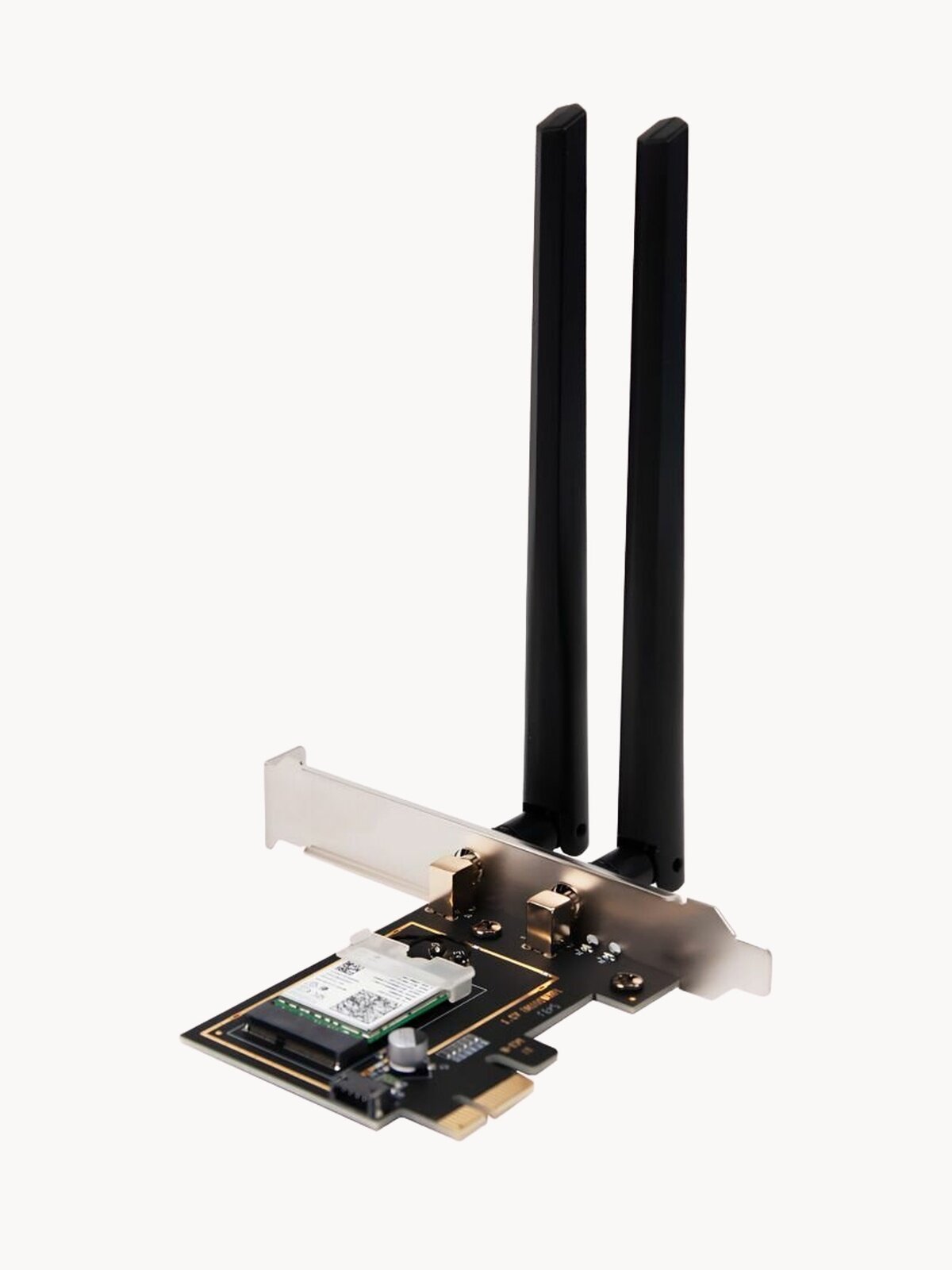 WiFi адаптер для компьютера / AX210-WiFi6 , Bluetooth 5.3, PCI-E / 2.4ГГц, 5ГГц, 6 Ггц