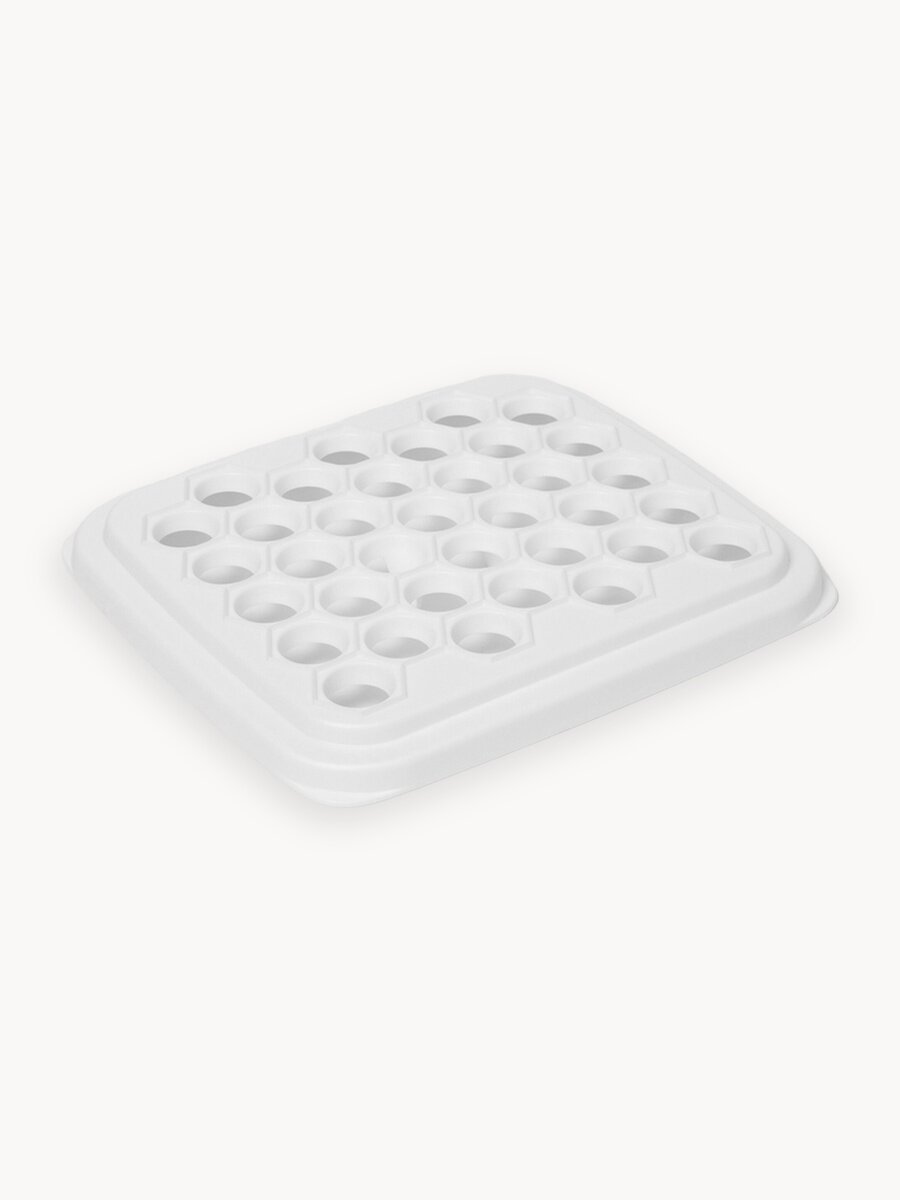 Форма для пельменей IDEA, пластик, 28х25.5 см, 35 ячеек, цвет белый