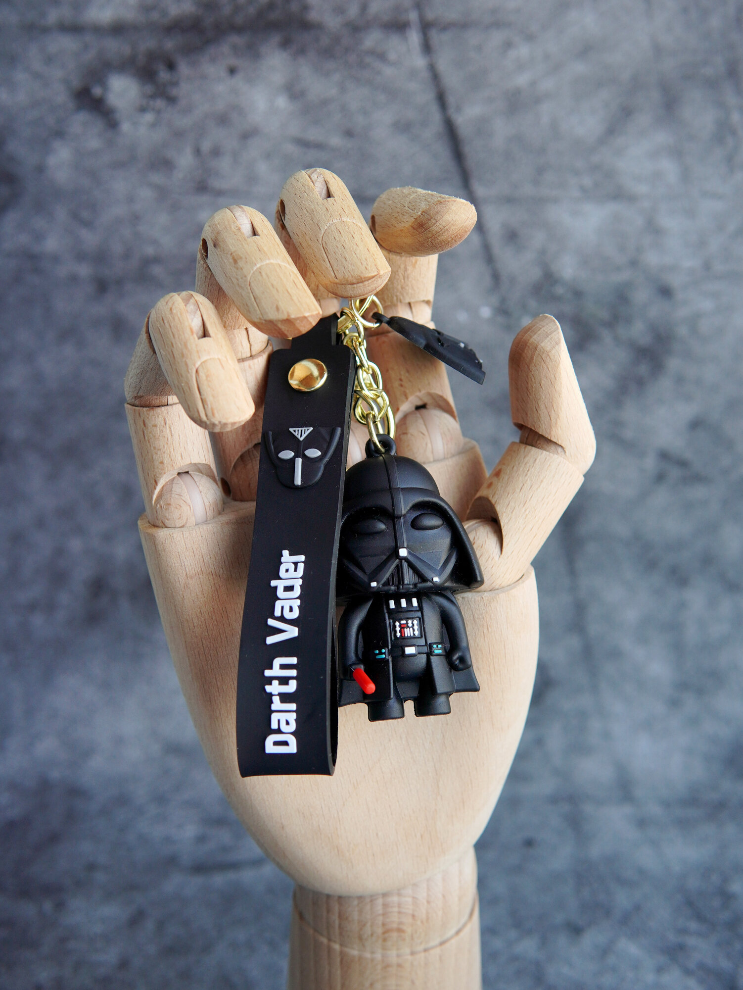 Брелок Дарт Вейдер с световым мечом, 8 см | Звездные Войны | Темный Лорд | Подарок | Panda_Print