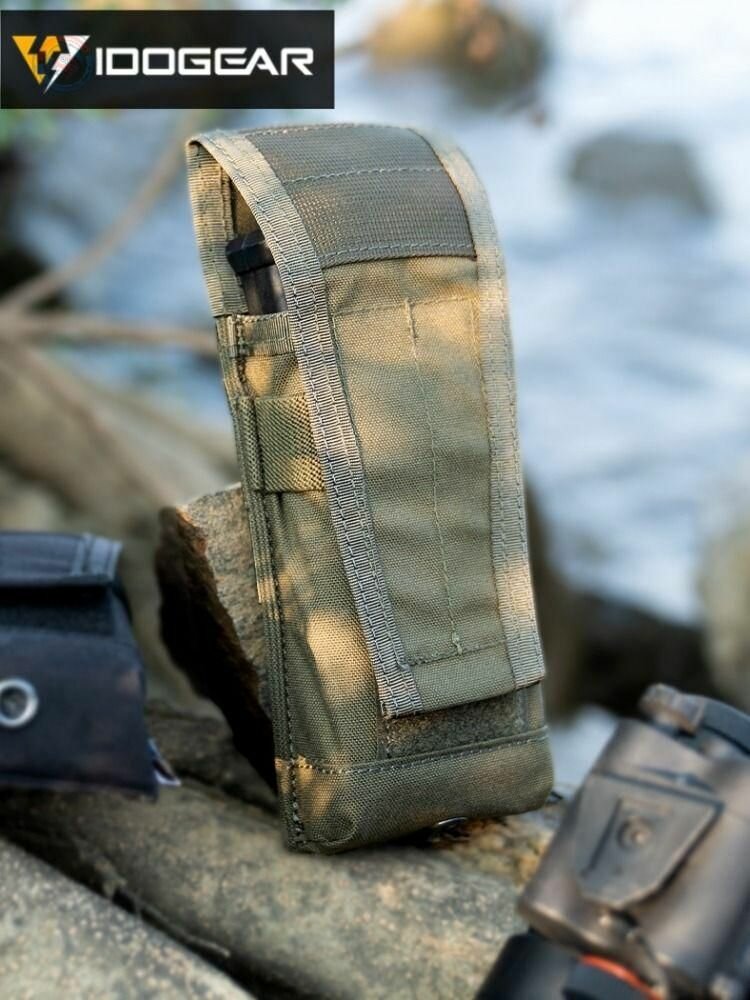 Тактический подсумок IDOGEAR для магазина 5.56 мм с креплением MOLLE, прочный и водостойкий, цвет зеленый рейнджер