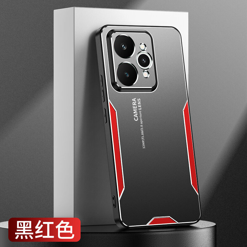 Чехол Для Realme 15 Pro/Реалми 15 Про, soft touch, чехол-кардиомонитор, поликарбонат (PC), защита камеры, ударопрочный, усиленные углы, realme, Realme 15 Pro, red,