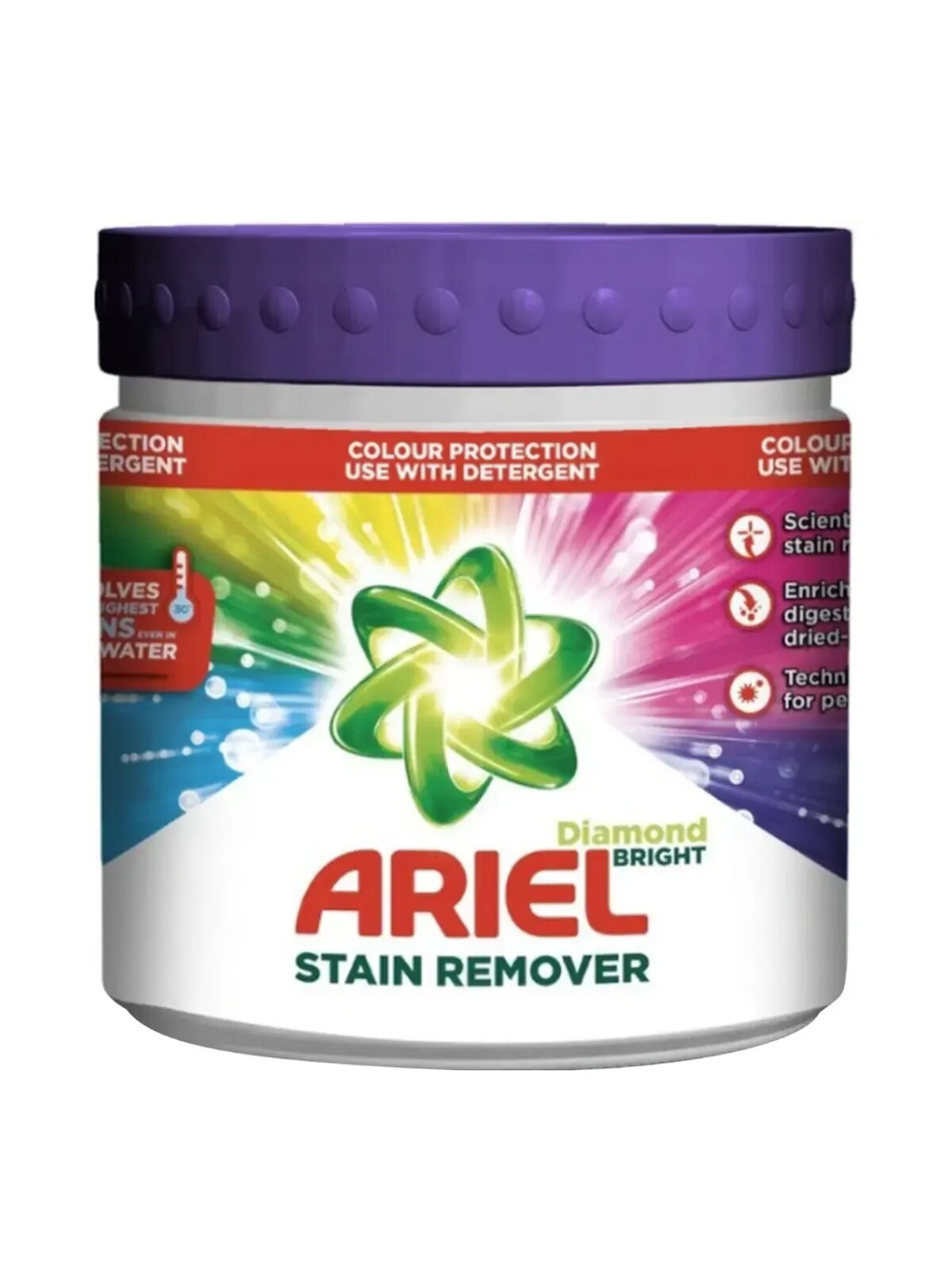 Пятновыводитель Ariel Diamond Bright Colour 500г (порошкообразный, для цветных тканей)