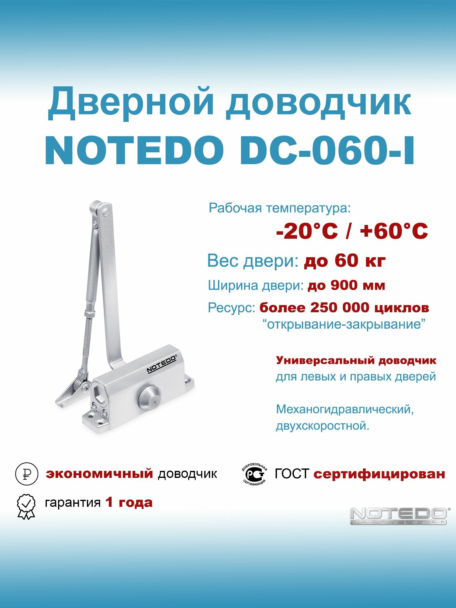 Доводчик дверной