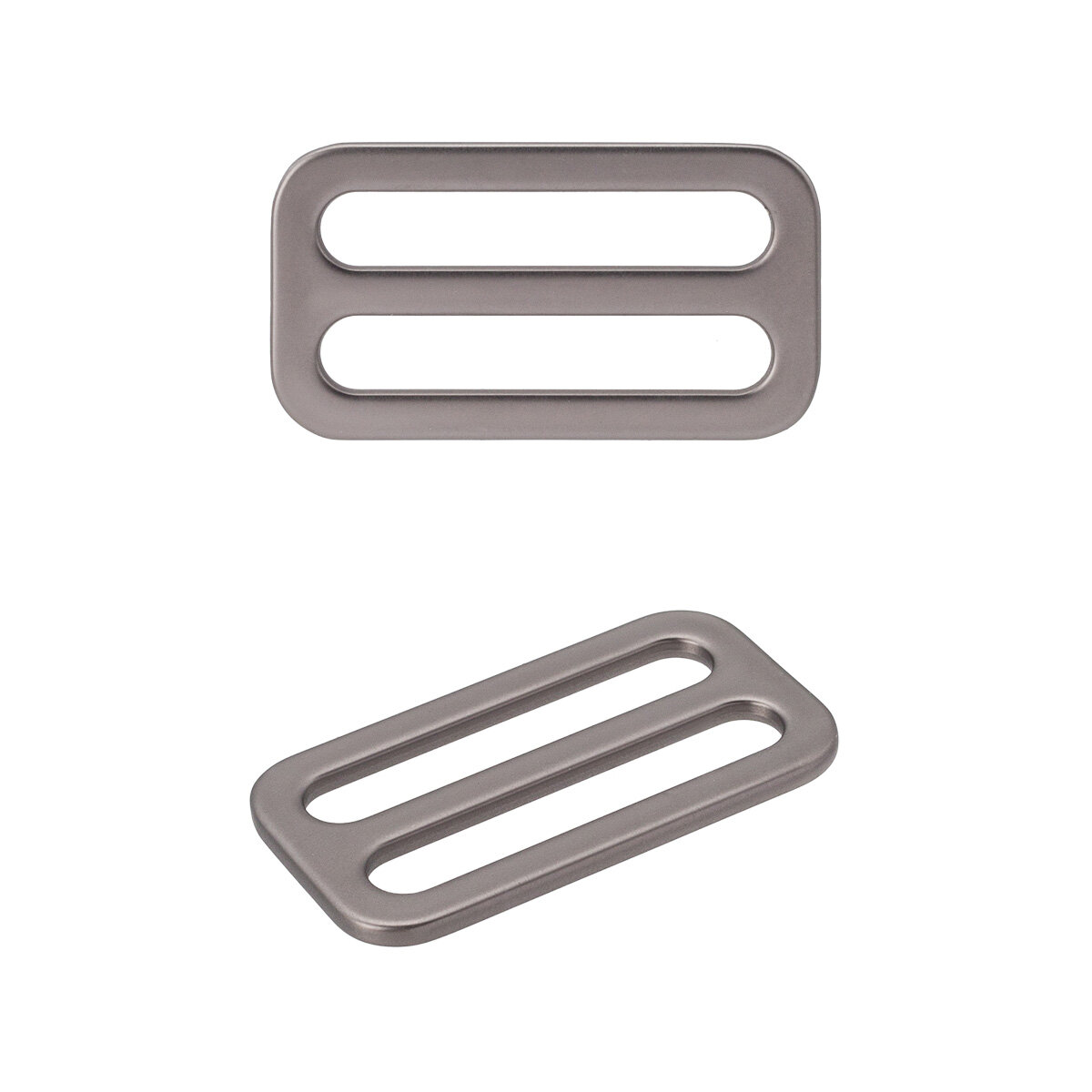 МВ 2343 Рамка-регулятор литая плоская 30мм (37*20мм) металл (Pewter олово (черный никель)), 6 шт