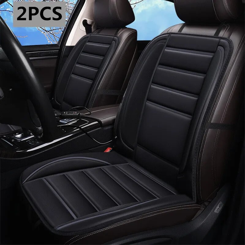 Сиденье с подогревом Чехол подушки сиденья автомобиля, 12 В, подогреватель, зимняя Бытовая Подушка, сиденье с подогревом водителя, универсальная подушка Black bar