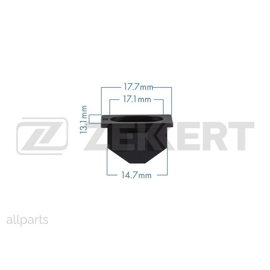 ZEKKERT BE-3981 Клипса крепёжная BMW (миним. кол-во заказа 10 шт)