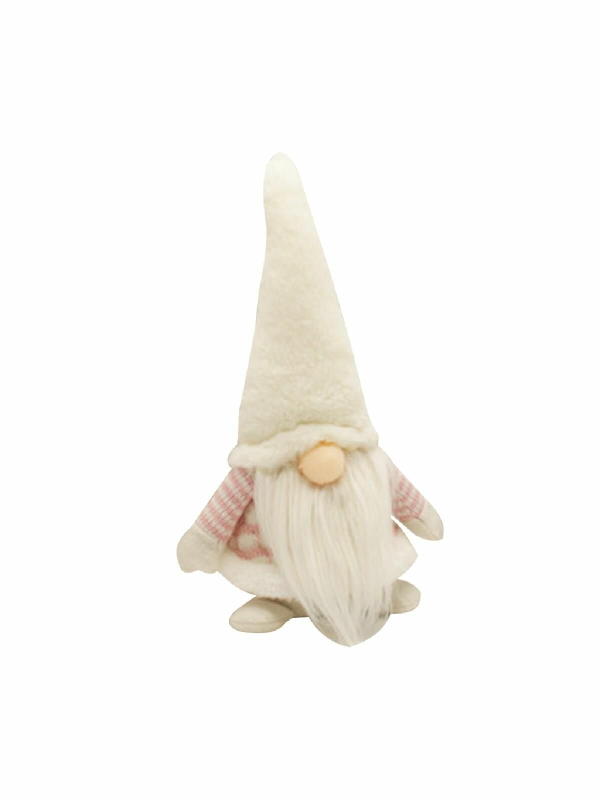 Креативная фигурка безликого старика - белая