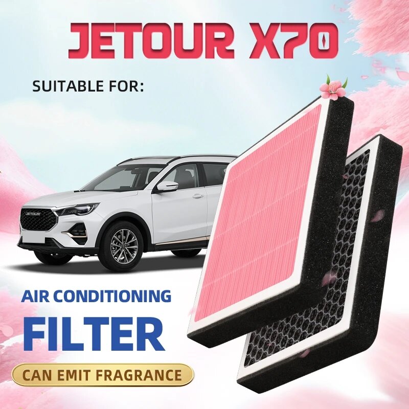 Для Jetour X70 автомобильный фильтр переменного/кабины с ароматом активированного угля — очищает воздух, приятный аромат устраняет запахи