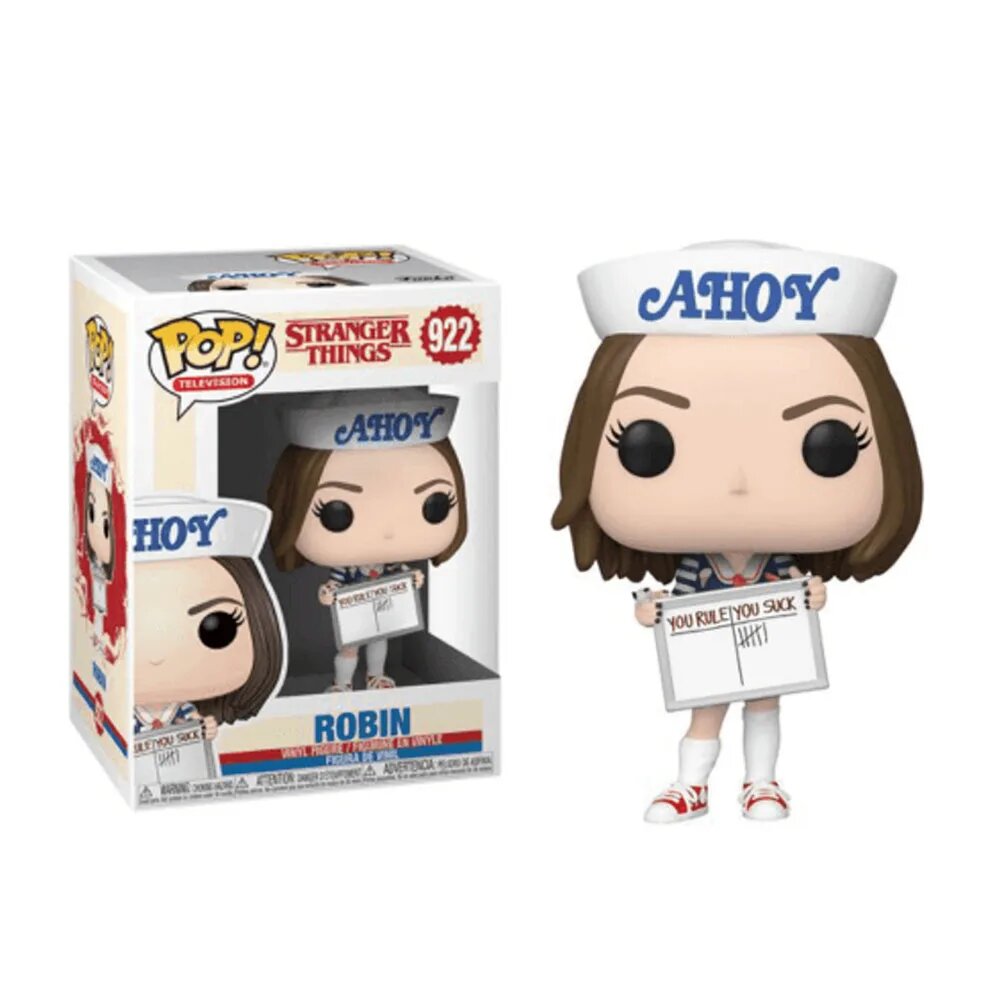 Pop Television Stranger Things Robin #922 Eleven #843 Steve #803 with box