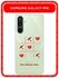 Чехол на Samsung Galaxy M16 / Самсунг Галакси М16 с принтом "love always wins - ...